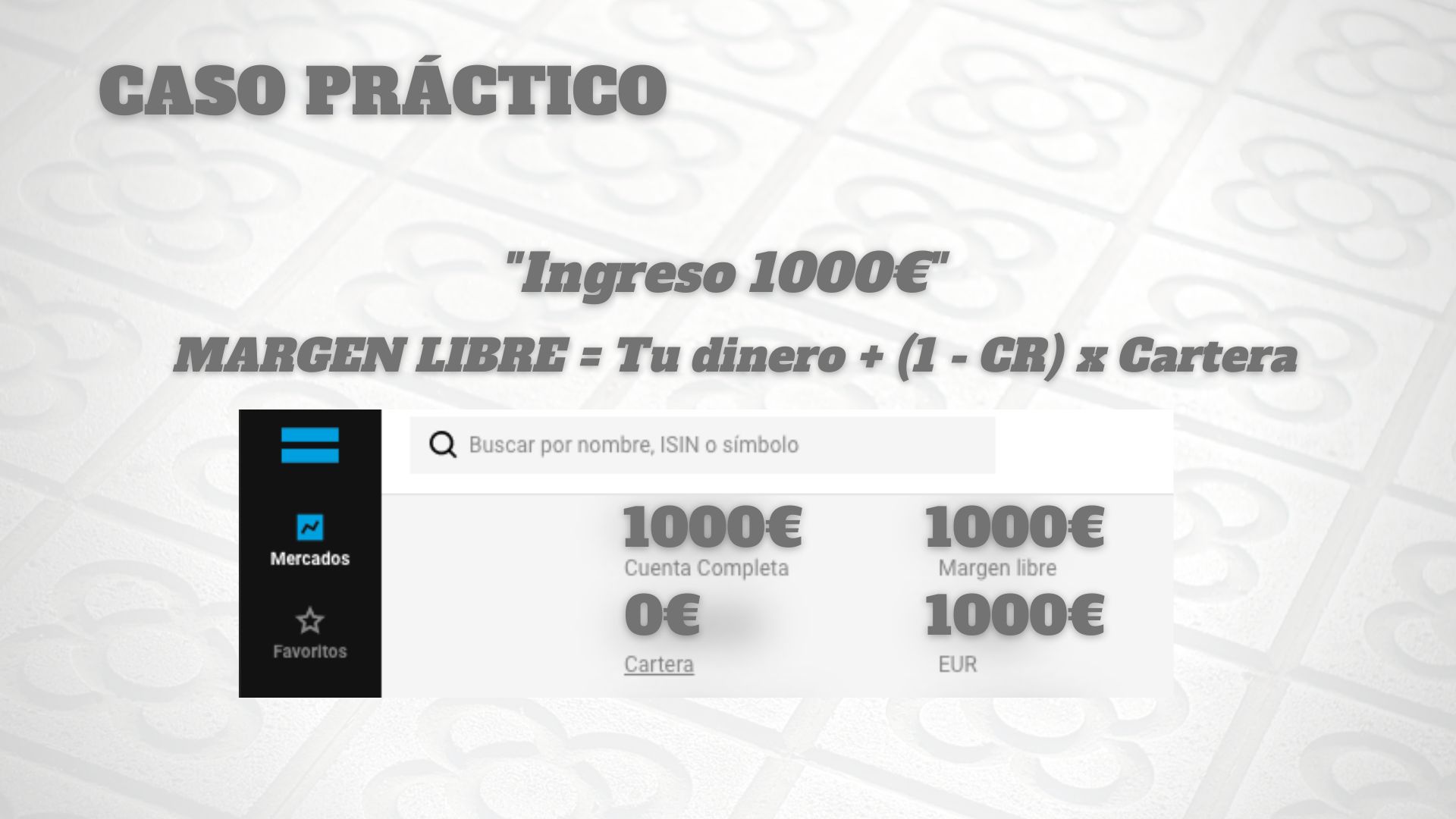 Margen Libre en DEGIRO